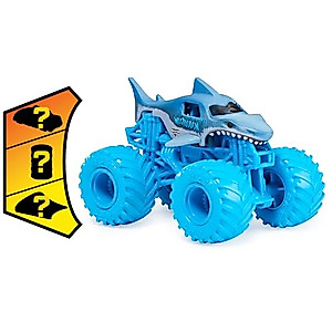 Monster Jam, Official Megalodon Monster Truck, Die-Cast Vehicle, 1:64 Scale, Kids Toys for Boys Ages 3 and up