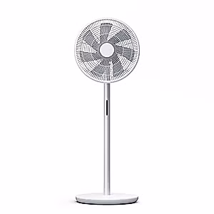 smartmi Outdoor Oscillating Pedestal Fan 3, 100-Speed Portable Quiet Standing Fan, 120° Oscillation and 40° Tilt, Floor Smart Fan for Bedroom Home Office, Works with Alexa, Cordless, with Remote, 38 Inch