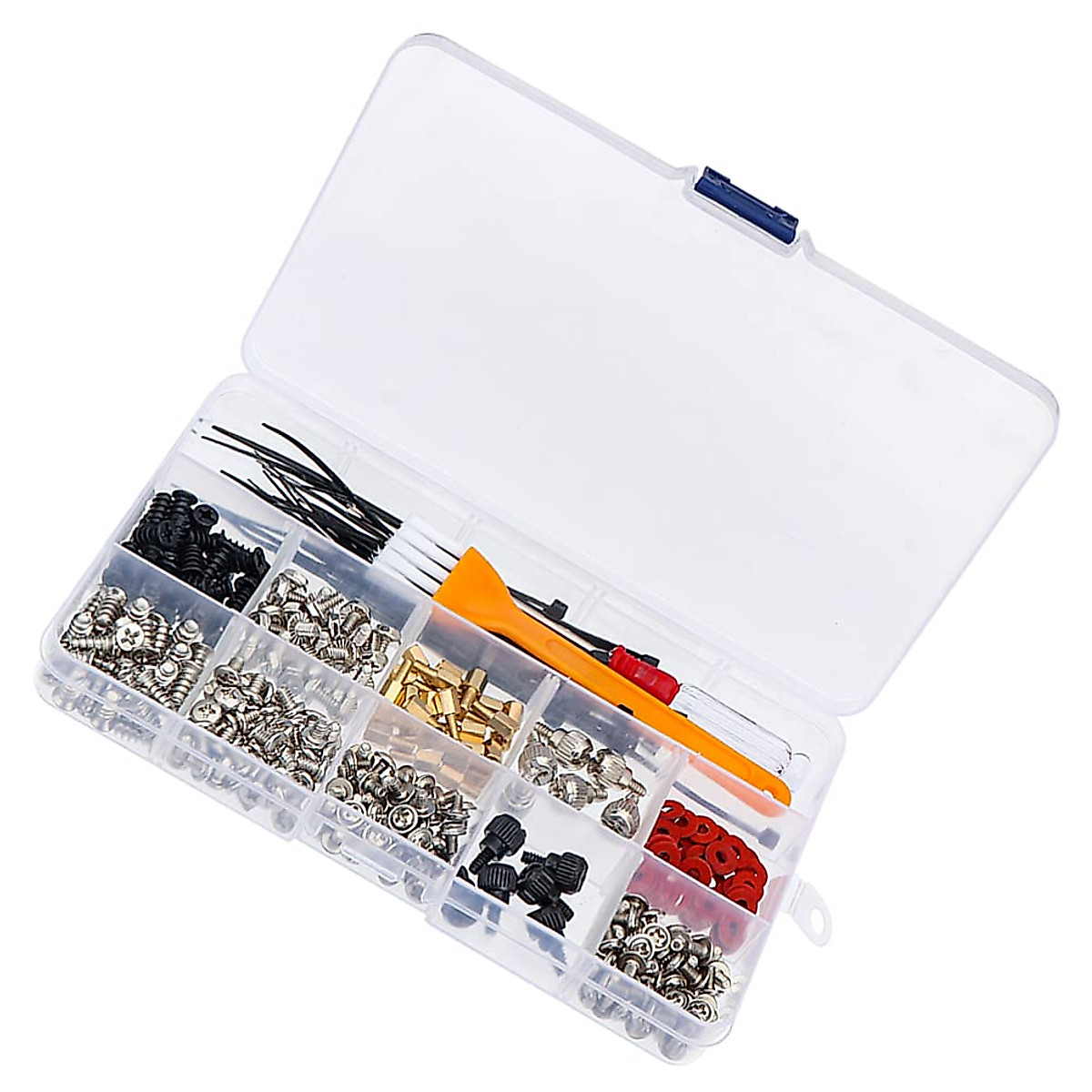 OSALADI 1 Set Computer Screw Tablet Holders Screws for Assembling Computer Tablet Kickstand Computer Case Screw Tablet car Holder Tablet Stand for Desk Screws Kit Steel Screw Group Cable