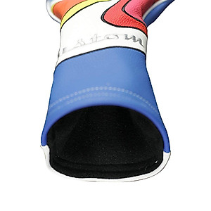 Majek Retro Golf Headcover Limited Edition Vintage Leather Style Psychedelic Colorful Groovy Custom Design #5 Fairway Wood Head Cover