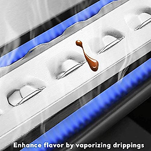 (4 Pack) 14.75" Gas Grill Parts Burner Tubes Grill Repacements Set for Kenmore Sears,BBQ Pro,Outdoor Gourmet for 16211