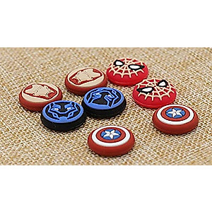 Silicone Non-slip Cap Case Thumb Grips Cover Analog Thumb Stick Joystick Button Cap Handle Button Caps for NintendSwitch Joycon