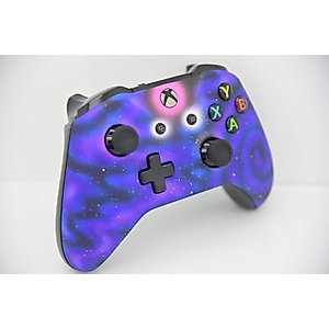 Hand Airbrushed Fade Custom Controller - Compatible with Xbox One (Matte Space)