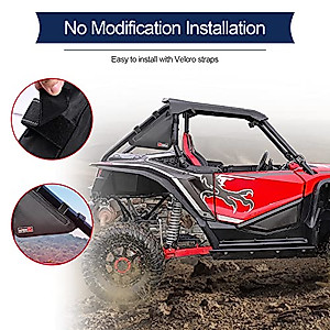 For Talon 1000 Storage Bag Accessories, Hutexcio UTV Triangle Corner Bags Side Pillar Gear Bags for Talon 1000R 1000X 1000X4 2019 2020 2021 2022 2023 (2 Pack,Black)