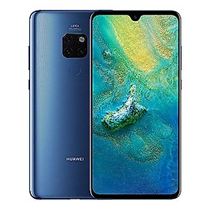 Huawei Mate 20 (128GB/4GB) 6.53" FHD+ Display Triple Camera 4000 mAh Battery 4G LTE GSM Dual SIM Global Unlocked (HMA-L29) International Version, Midnight Blue