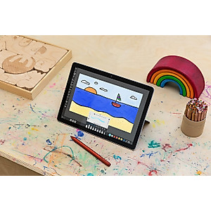 Microsoft Surface Go 2 10.5-Inch Tablet, WiFi, 4Gb Ram, 64Gb Emmc, Windows 10 Pro, Silver Bundled: GIZPRO 3 in 1 USB C to VGA HDMI DVI Adapter