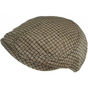 Christys Crown "Oswald Plaid Wool Ivy (Brown, S/M)