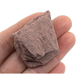 6PK Raw Red Slate, Metamorphic Rock Specimens - Approx. 1" - Geologist Selected & Hand Processed - Great for Science Classrooms - Class Pack - Eisco Labs