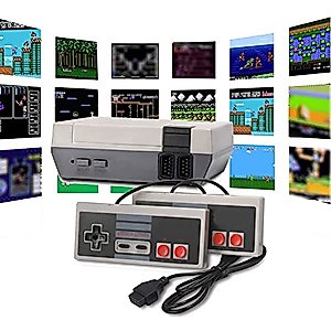 Retro Game Console – Classic Mini Retro Game System Built-in 620 Games and 2 Controllers, 8-Bit Video Game System with Classic Games, Old-School Gaming System for Adults and Kids