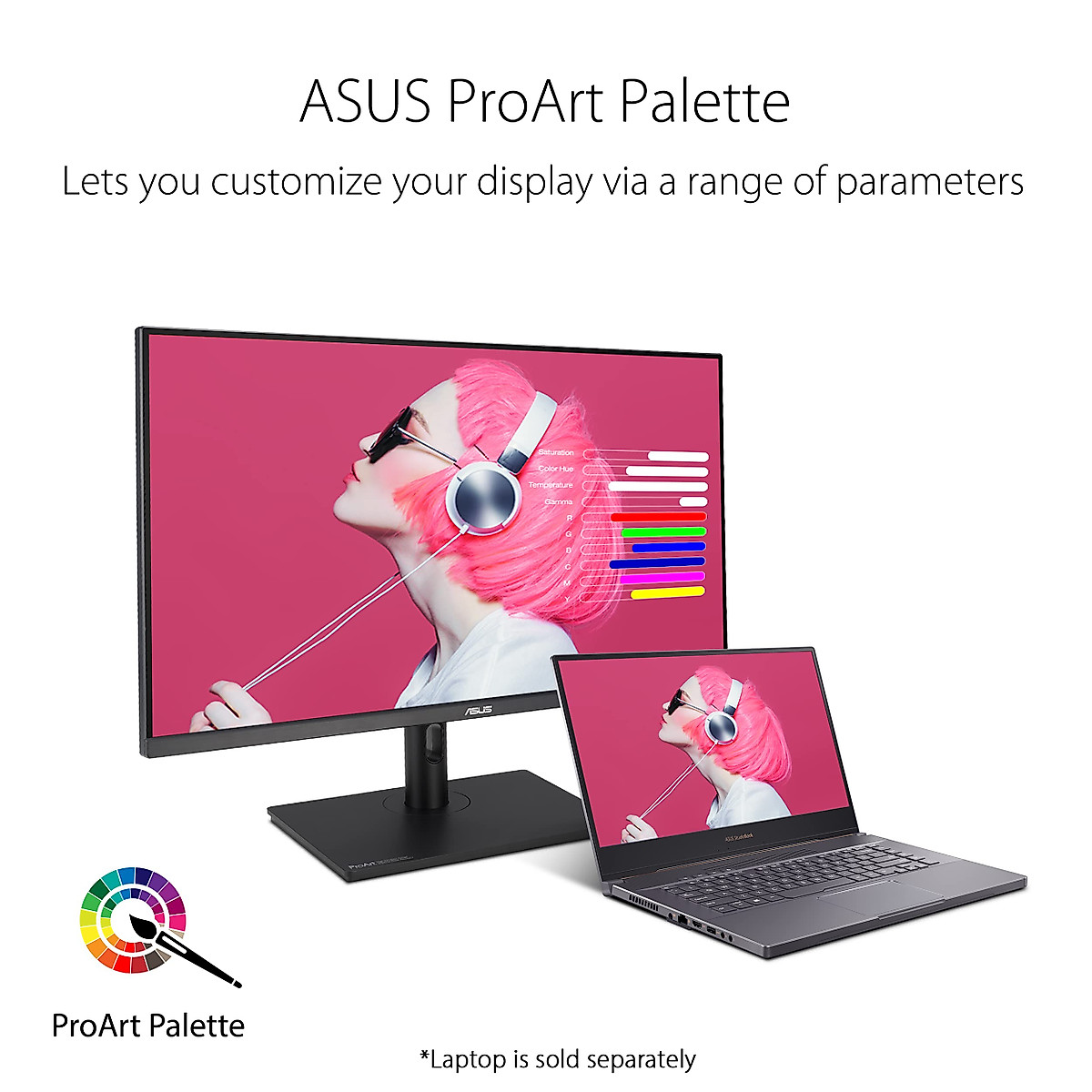 ASUS ProArt Display 31.5” 1440P Monitor (PA328QV) – IPS, QHD (2560 x 1440), 100% sRGB, 100% Rec.709, Color Accuracy ΔE < 2, Calman Verified, DisplayPort, HDMI, USB Hub, Height Adjustable (Renewed)