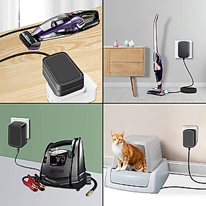 TKDY 18V 1A DC Power Supply Adapter, 110-240V AC to DC 18Volt US Plug fit for 18Vdc 1000mA 750mA 500mA Power Cord for Logitech Squeezebox Wi-Fi Internet Radio.