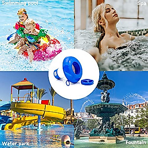 WWD POOL Chlorine Dispenser for Pool, Floating Mini Spa Chemical Dispenser Chlorine/Bromine Tablet Floater1 Inch Tablets Holder Idea for Spa Hot Tub Inflatable Pool [ Foldable ]