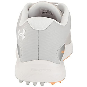 Under Armour Women's Charged Breathe 2 Knit Spikeless Cleat, (100) Halo Gray/Halo Gray/White, 10, US
