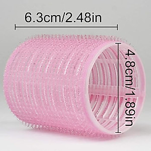 Self Grip Hair Roller Curlers Set,12pcs Large Rollers for Hair, Hair Rollers for Long Hair,Medium and Short Hair,Salon Hairdressing Curlers for Women,DIY Hairstyle (Large)