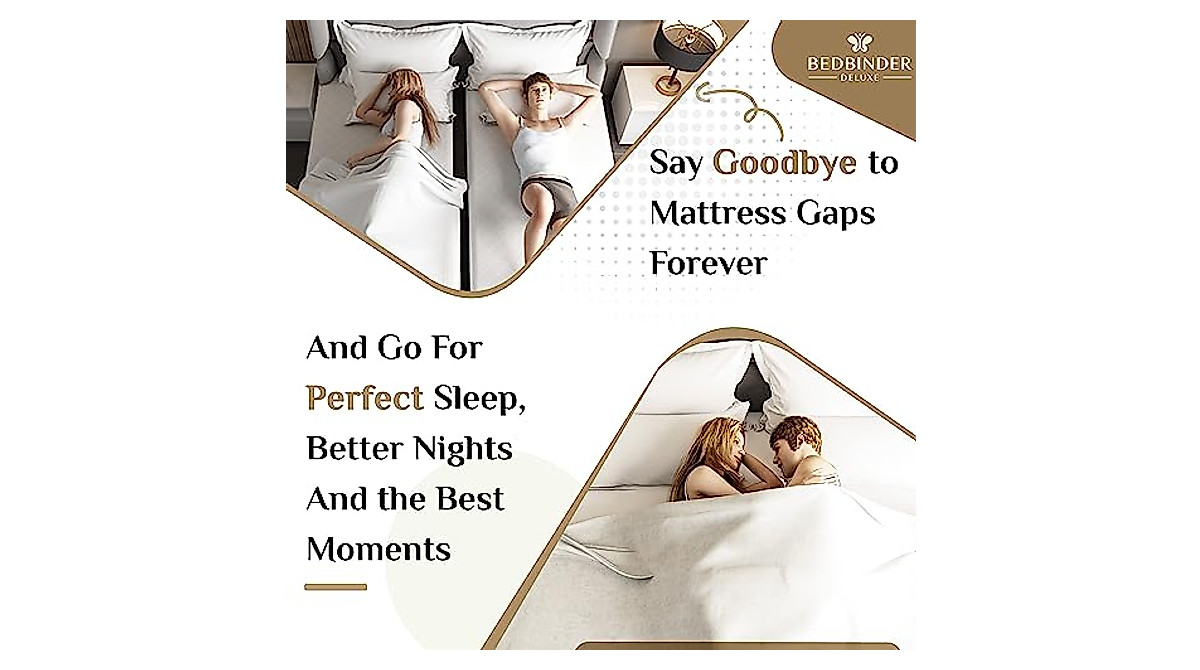 Bedbinder Deluxe - Ultimate Bed Bridge for Seamless Sleep