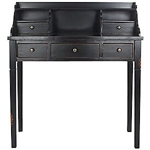 Safavieh American Homes Collection Landon Distressed Black Writing Desk