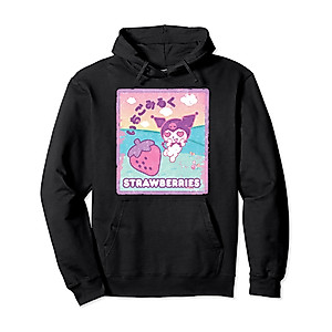 Kuromi Strawberry Milk Pullover Hoodie