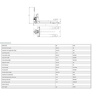 JIN YANG HU Scale Pallet Jack 5500lbs Capacity Manual Pallet Jacks with Digital Scale 45" X21"Fork Size, 1lb Readability Electronic Scale Hydraulic Pallet Truck