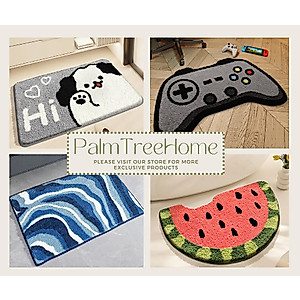 Cute Gaming Rug Cartoon Game Console Game Controller Floor Mats, Non Slip Extra Soft Absorbent Rugs, Machine Washable Mat, Game Room Carpet Shower Mat Indoor Door Mat (16" x 32", Game Console)