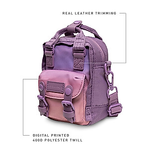 Doughnut Macaroon Tiny Sky Series 1L Women Girl Casual Crossbody Cell Phone Bag Purse Handbag (Sunset)