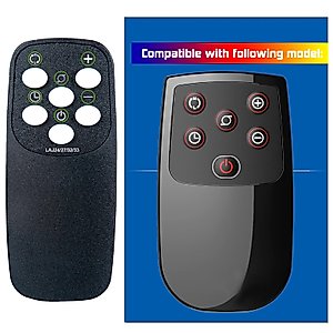 Replacement Remote Control for Lasko 6435 Oscillating Ceramic,CT30750 Tall Tower,CT30753 Tower Space Heater