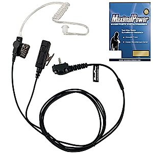 MaximalPower PTT Headset Earpiece for Motorola Vertex Radios VX-261 VX-231 VX-210 VX-264 VX-351 VX-354 VX-424 VX-451 VX-454 VX-459 EVX-261 EVX-531 EVX-534 EVX-539
