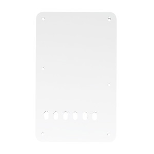 Musiclily Pickguard Strat Back Plate Tremolo Cavity Cover Vintage Style Backplate for Fender US/Mexico Made Standard Stratocaster Modern Style Electric Guitar,4Ply White Pearl