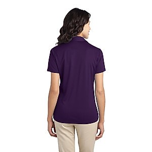 Port Authority Ladies Silk Touch Performance Polo 3XL Bright Purple