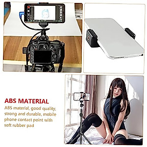 1 Set 10Pcs Accessories Phone Holder Kick Stand for Phone Cellphone Stand Mobile Holder Phone Mount Tripod Phone Rack for Tripod Phone Tripod Adapter eva Lens Intelligent Abaodam