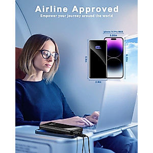 YILANS Portable Charger, 18000mAh USB C Power Bank, 22.5W Fast Charging Battery Pack with Digital Display, Slim Portable Phone Charger for iPhone 15 14 13 12 Samsung Google LG AirPods iPad