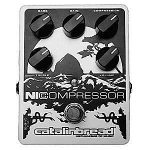 Catalinbread NiCompressor Pedal, White Soft Pearl
