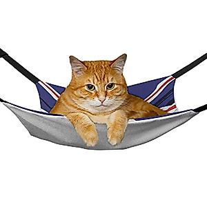 British Bulldog Pet Hammock Bed Guinea Pig Cage Hammock Small Animal Hanging Bed for Ferret, Chinchilla, Puppy and Other Small Animals
