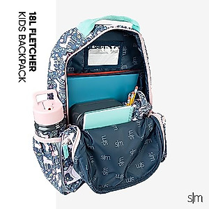 Simple Modern Marvel Kids Backpack for School Boys | Avengers Elementary Backpack for Teen | Fletcher Collection | Kids - Large (16" tall) | Captain America Shield