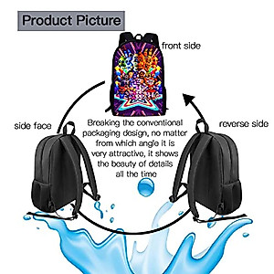 MOSKUTZ 3D Print Anime Backpacks Cartoon Game Backpack Fashion Anime Backpack Game Travel Bags 17 Inch A