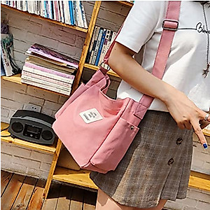 Tote Bag Women Cute Hobo Bag Satchel Bag Shoulder Bag Crossbody Bags Messenger Bag College Bag Canvas Tote Handbag 2023