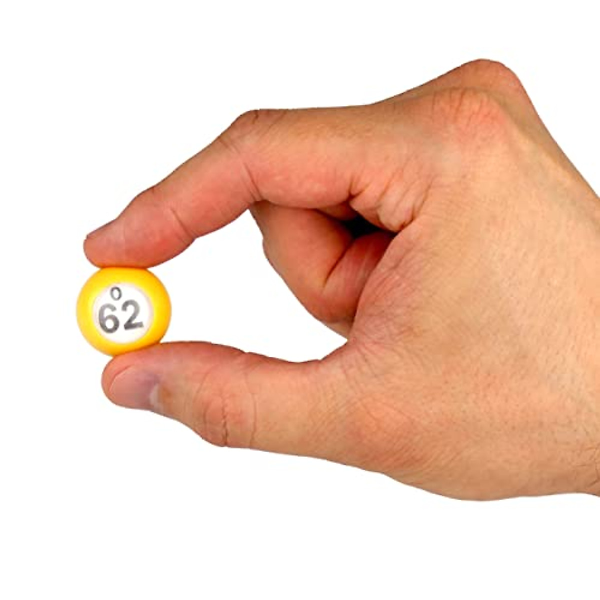 Regal Games - Premium Multicolored Bingo Balls - Easy Read Window - 7/8" - 75 Count - for Large Group Games, Bingo Halls, & Recreational Activities