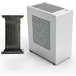 A1P Mini ITX Case Desktop PC Case(A1 Upgrade Version) Micro Slim Portable 2023 Small Backpack Aluminum Alloy Chassis DIY Installation for Gaming and Home Use