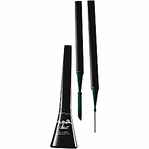 Maybelline New York Eye Studio Master Duo Glossy Liquid Liner, Polished Green, 0.05 Fluid Ounce