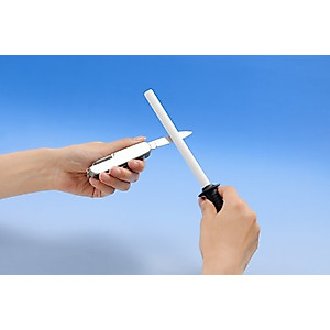 Kyocera Ceramic Sharpener, Knife Sharpener, Manual Knife Sharpener (Stainless Steel, Titanium, Steel), For Gardening, Cutlery, Scissors, Sickle, Fine Ceramic Whetstone, Sharpener CS-10-N