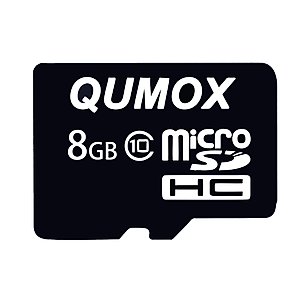 QUMOX 2 X 8GB 8 GB microsdhc Flash Memory Card Class 10 TF