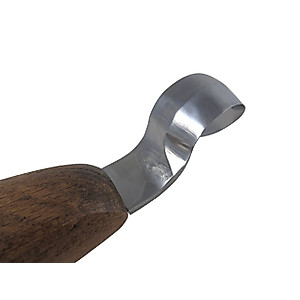Narex 822104 Small Spoon Carving Hook Knife Right Hand 11/16 Inch Wide Tapered Blade Hardened to Hrc 61 822104