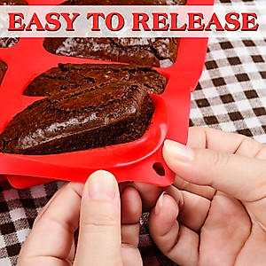 Silicone Muffin Pan - Silicone Molds Including Mini 24 Cups, Regular 12 Cups Muffin Pan & 12 Cavities Mini Loaf Pan 3-in-1 Set for Egg Muffin, Cupcakes, Brownies, Fat Bombs