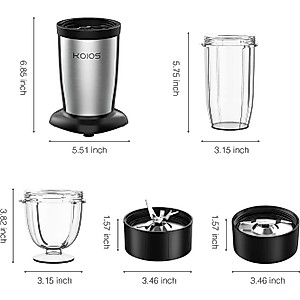 Kitchen Bullet Blender Black