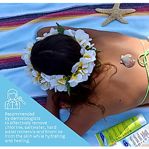 TRISWIM Body Care Gift Set | After Swim Body Wash and Lotion 8.5 fl oz Citrus-scented with Aloe Vera & Chamomile | Includes Shampoo & Conditioner Sample