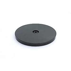 FixtureDisplays® 8" Black Plastic Spinner Lazy Susan Turntable Organizer for Spice Rack Table Cake Kitchen Pantry Decorating 16976-NF