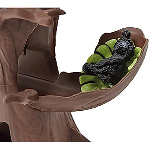 Schleich Wild Safari Ranger Adventure Station Wildlife Action Playset - Safari Animals Tree Toys Playset with Alligator, Panther, Safari Base, Guide Figurine, and More, Gift for Boys and Girls Ages 3+