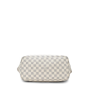 Louis Vuitton, Pre-Loved Damier Azur Neverfull MM NM, White