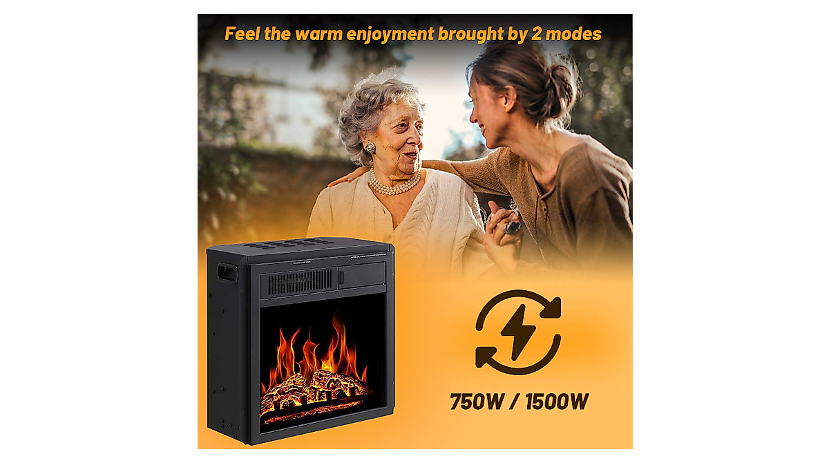 Antarctic Star Electric Fireplace Insert – Modern Comfort