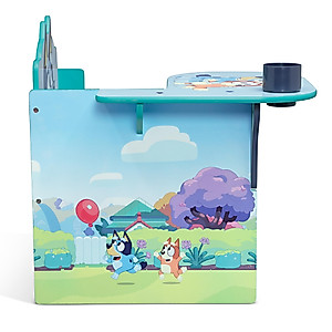 Delta Children Bluey Chair Desk with Storage Bin - Greenguard Gold Certified, Blue