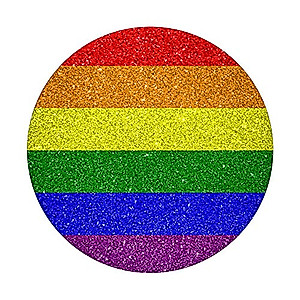 Rainbow PopSockets PopGrip: Swappable Grip for Phones & Tablets